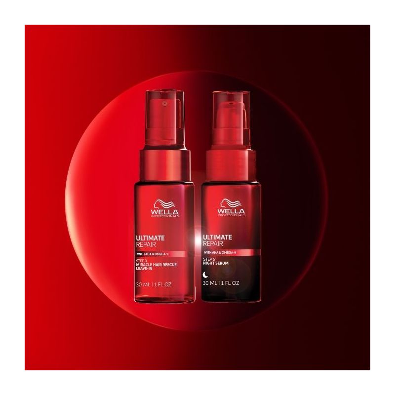 Pack Sérum Ultimate Repair Wella - Sérum Jour & Nuit pour Cheveux Abîmés